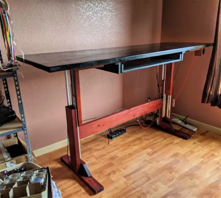 16 DIY Standing Desk Plans: Build Your Own Adjustable Desk at Home