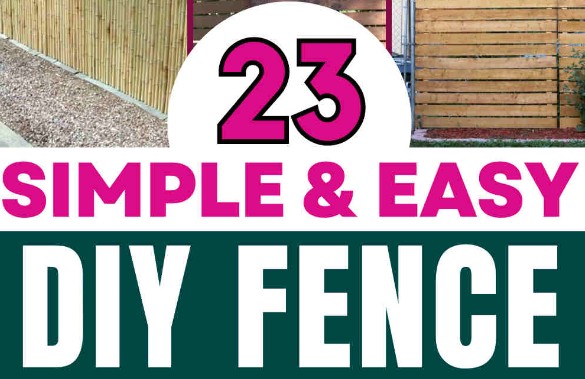 23 Unique DIY Fence Ideas to Enhance Your Yard