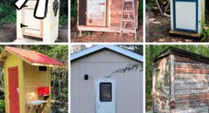 12 Practical DIY Outhouse Designs for Outdoor Use