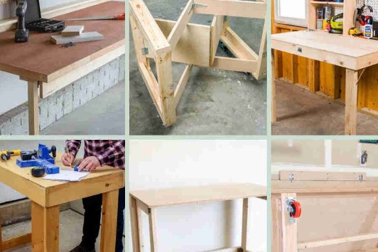 12 Smart DIY Folding Workbench Plans for Space-Saving Solutions