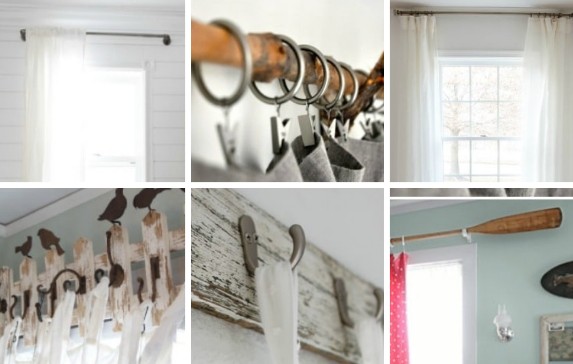 16 Creative DIY Curtain Rods and Hooks Designs for Every Room