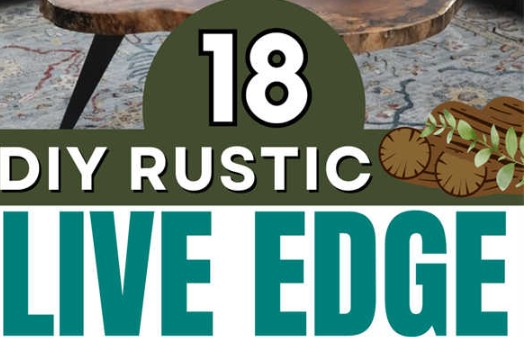 18 DIY Live Edge Table Designs for Modern Interiors