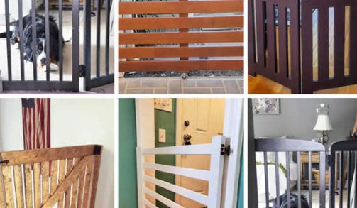 23 DIY Dog Gate Designs for Stylish Pet Barriers