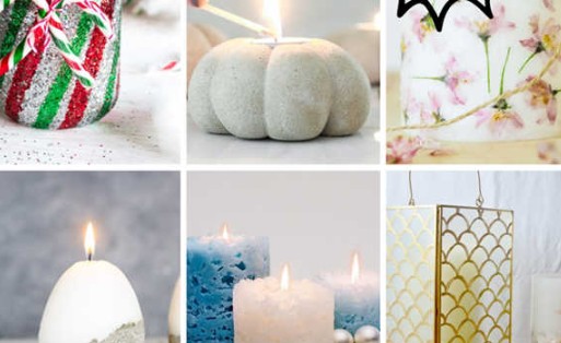 25 DIY Decorated Candle Ideas for Stylish Ambiance