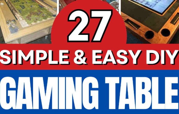 27 Awesome DIY Gaming Table Ideas for Your Entertainment Room