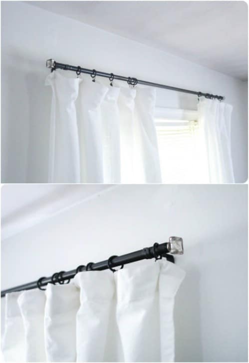 16 Creative DIY Curtain Rods and Hooks Designs for Every Room