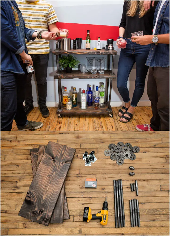 23 DIY Bar Cart Ideas for Organized and Elegant Beverage Stations