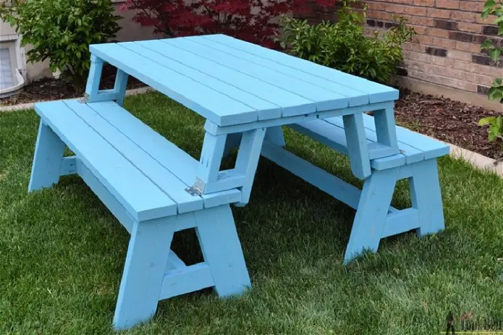 33 DIY Picnic Table Plans: Build Your Own Outdoor Table