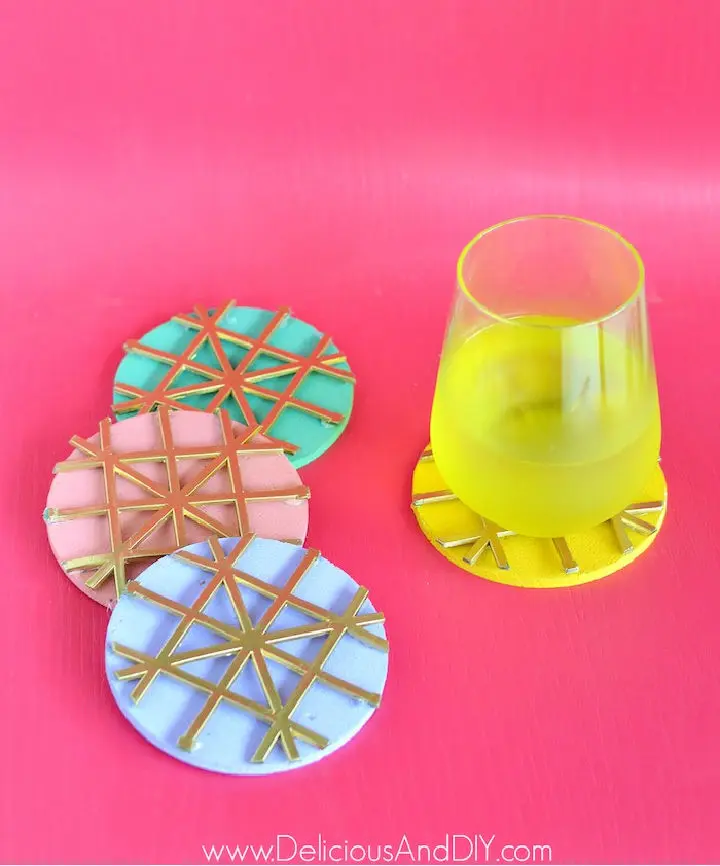 36 Unique DIY Coaster Designs for Home Décor