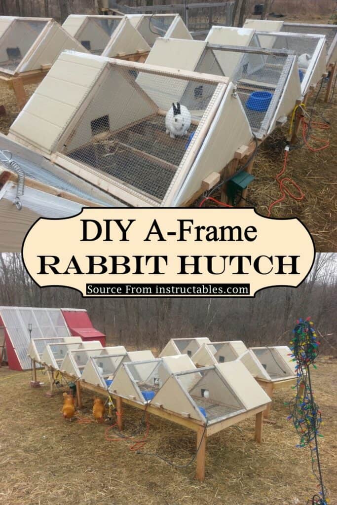 33 DIY Rabbit Hutch Plans