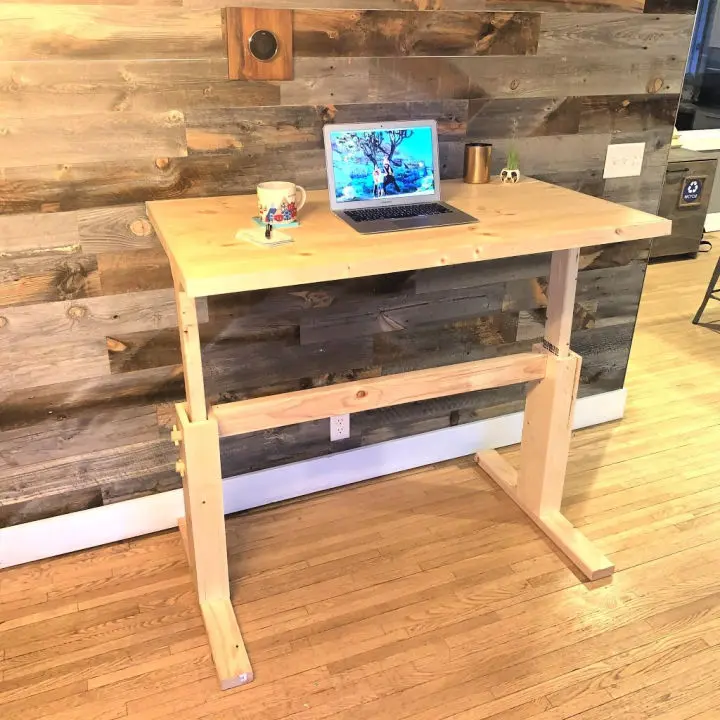 16 DIY Standing Desk Plans: Build Your Own Adjustable Desk at Home