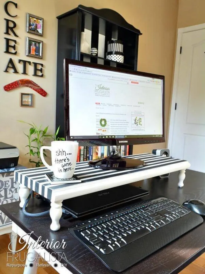 25 Creative DIY Monitor Stand Designs for Home Offices