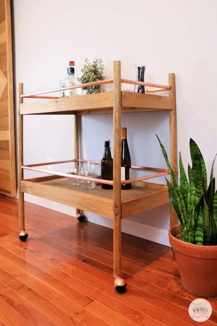 23 DIY Bar Cart Ideas for Organized and Elegant Beverage Stations