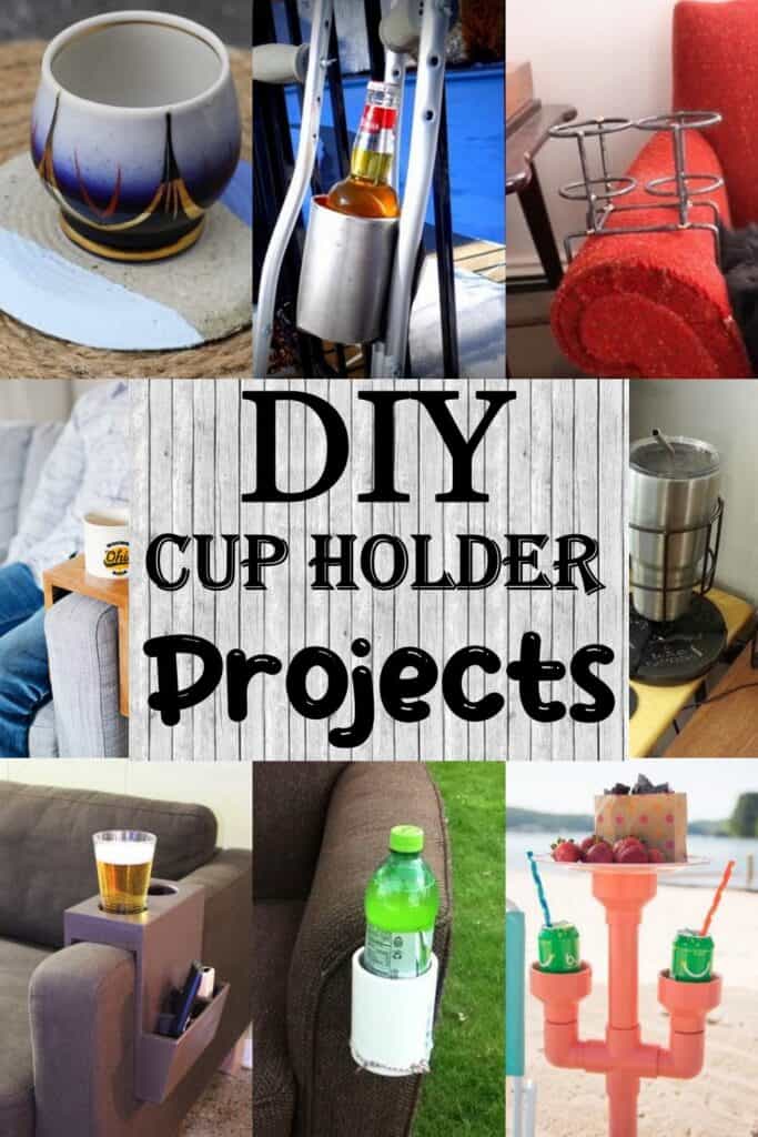 23 DIY Cup Holder Ideas & Plans