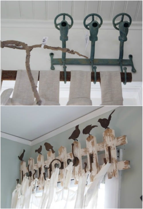 16 Creative DIY Curtain Rods and Hooks Designs for Every Room