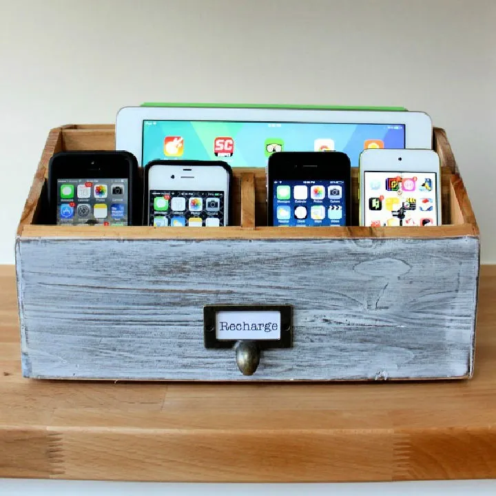 26 Smart DIY Charging Station Ideas for a Tidy Home