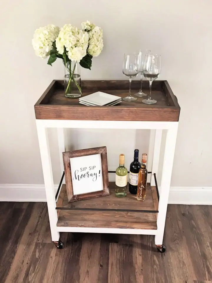 23 DIY Bar Cart Ideas for Organized and Elegant Beverage Stations