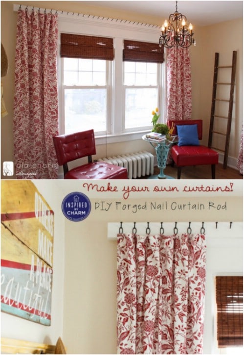 16 Creative DIY Curtain Rods and Hooks Designs for Every Room