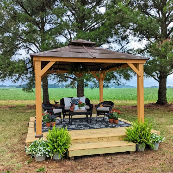 20 Creative DIY Gazebo Plans for a Beautiful Backyard Retreat