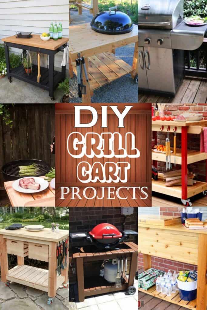 25 DIY Grill Cart Designs for Backyard Entertaining