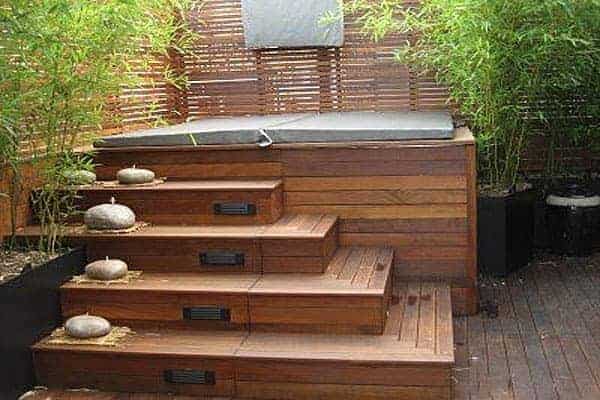 17 DIY Hot Tub Cover Ideas for Winter Protection