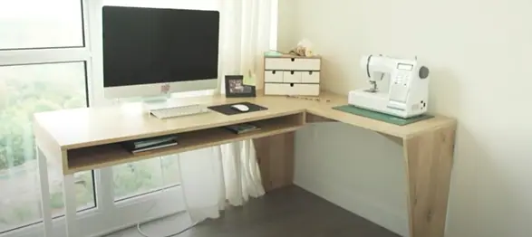 22 Functional DIY L-Shaped Desk Plans for Efficient Workspaces