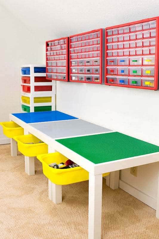 19 Creative DIY Lego Table Ideas for Kids and Adults
