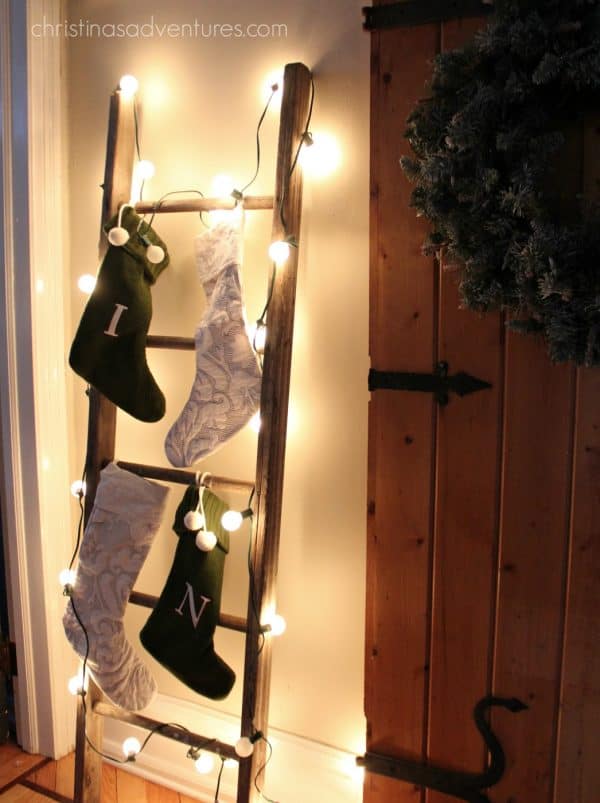 30 DIY Stocking Holders Ideas for Holiday Decor