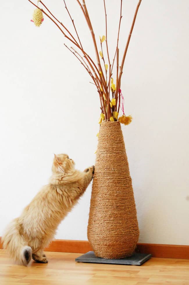 29 DIY Cat Scratching Post Ideas