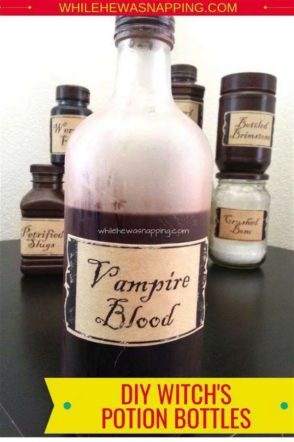 25 Enchanting DIY Potion Bottle Ideas for Magical Decor