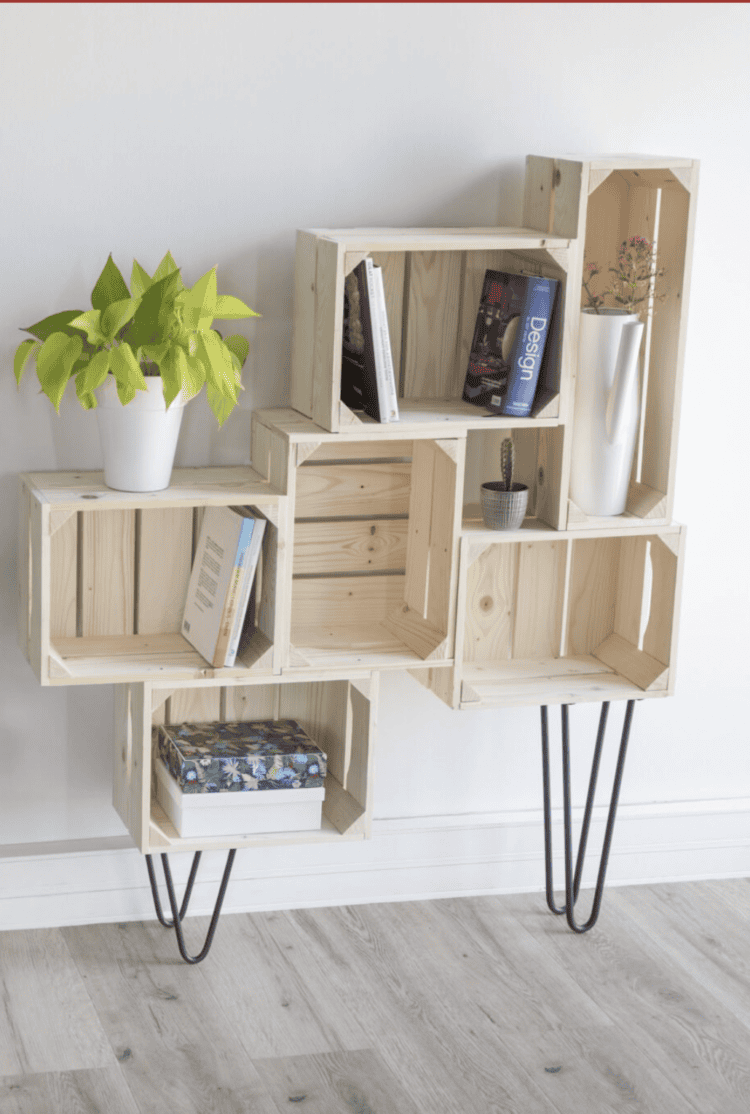 23 Creative DIY Wooden Crate Shelf Ideas for Any Room