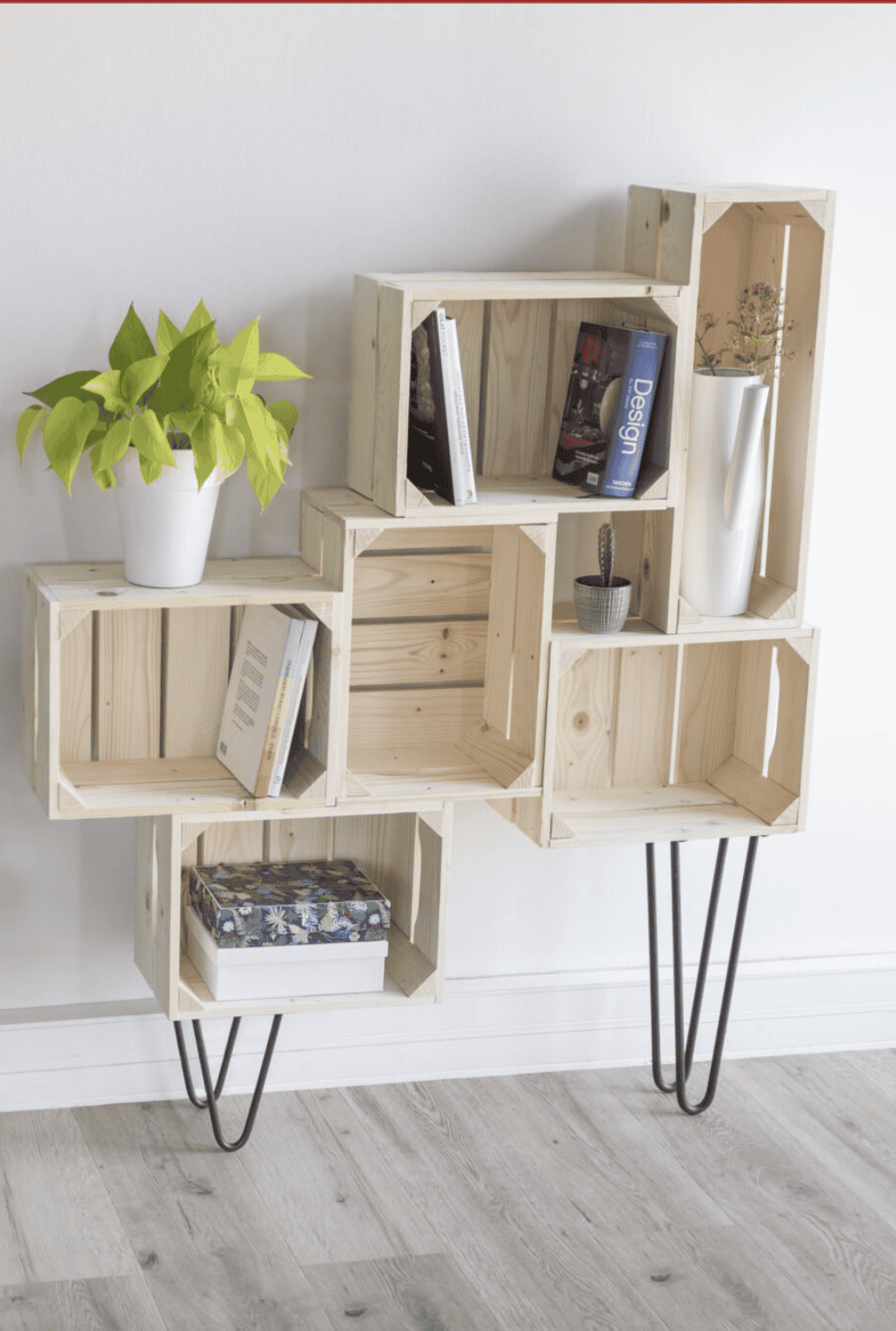 23 Creative DIY Wooden Crate Shelf Ideas for Any Room