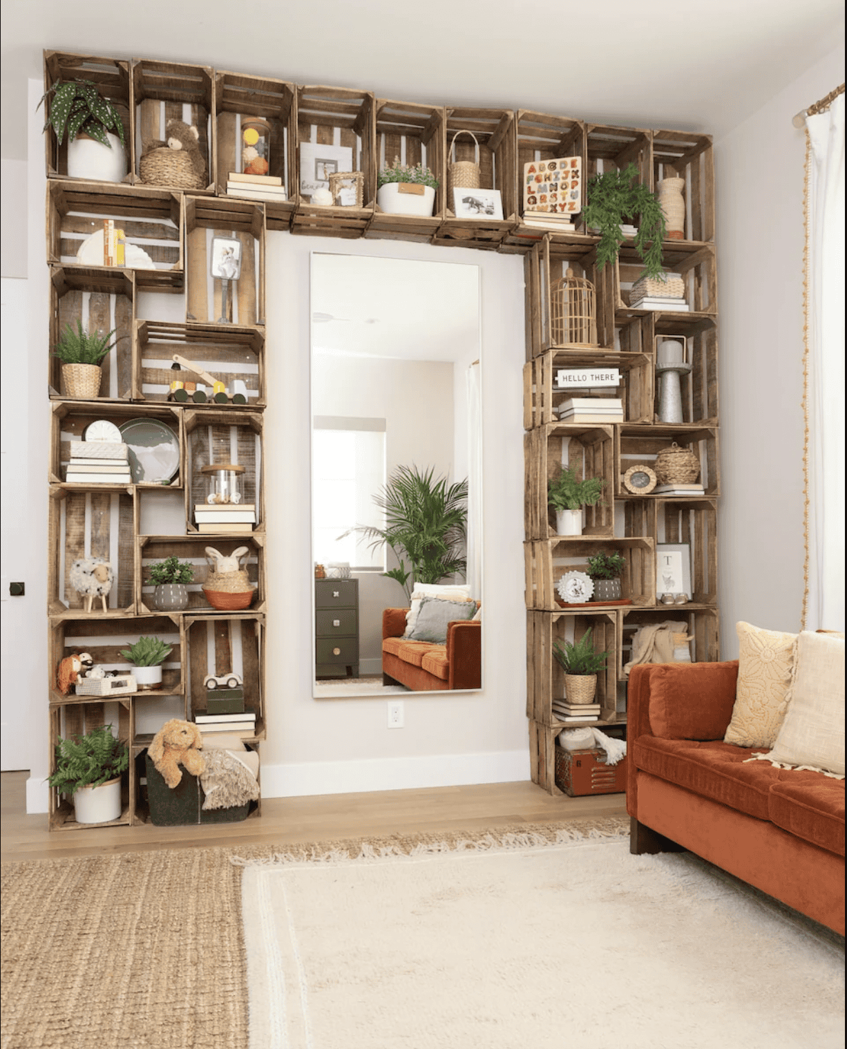 23 Creative DIY Wooden Crate Shelf Ideas for Any Room