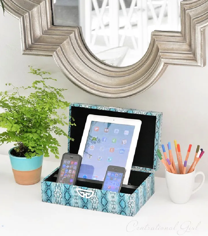 26 Smart DIY Charging Station Ideas for a Tidy Home