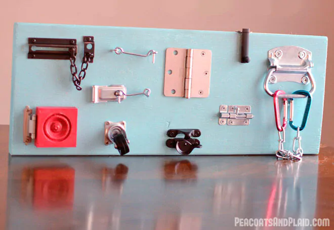 22 Creative DIY Toddler Busy Board Ideas & Designs