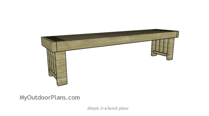 29 Creative DIY 2x4 Bench Designs for Outdoor Spaces