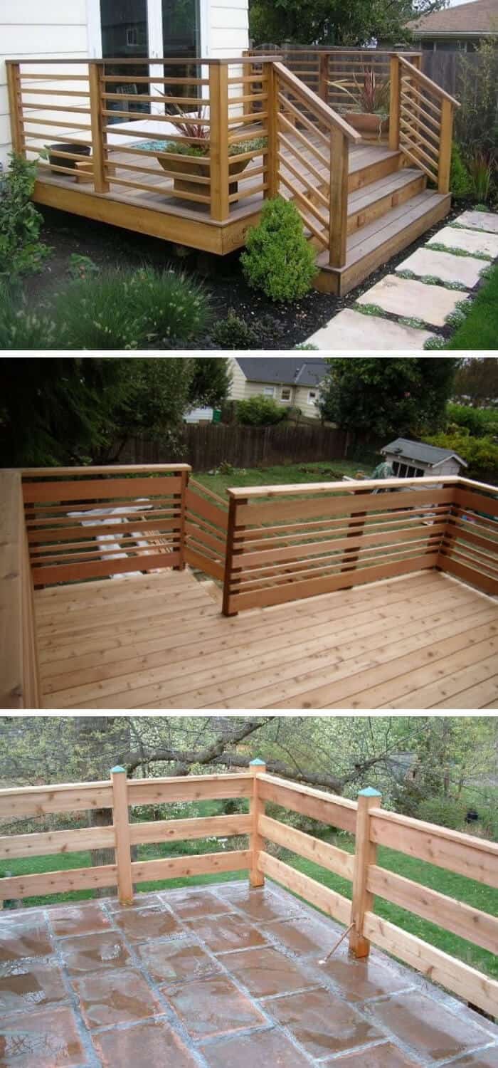 28 Creative DIY Deck Railing Designs for a Unique Look
