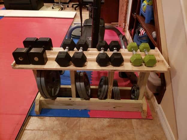 20 DIY Dumbbell Rack Designs for Organized Workouts