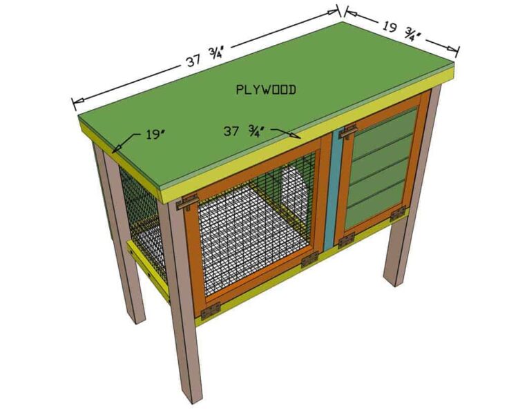 33 Ingenious DIY Rabbit Hutch Designs