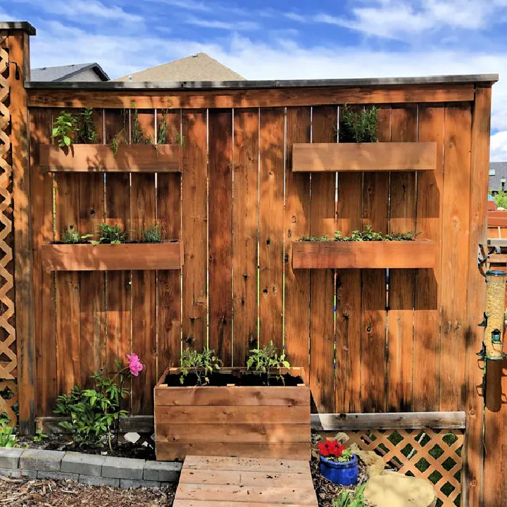25 Beautiful DIY Fence Planter Ideas for Your Garden