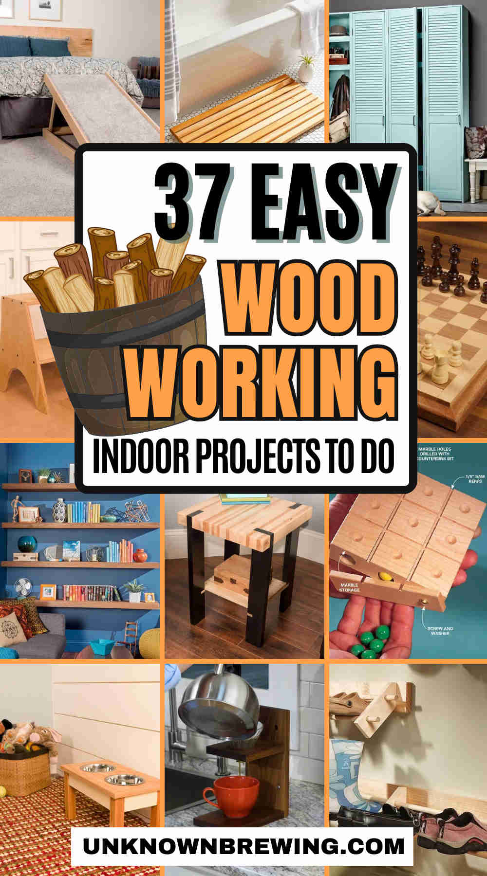 25 DIY Indoor Woodworking Projects Ideas & Plans