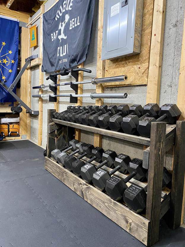 20 DIY Dumbbell Rack Designs for Organized Workouts