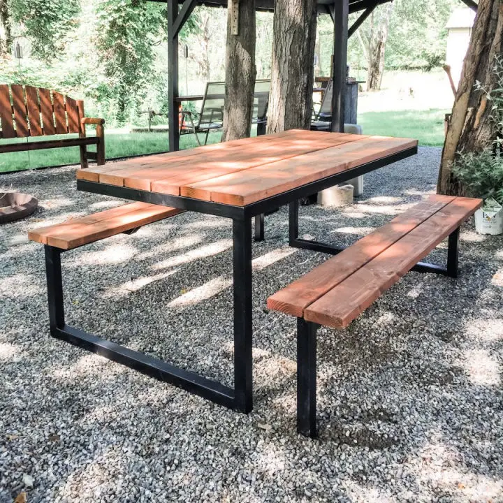 33 DIY Picnic Table Plans: Build Your Own Outdoor Table