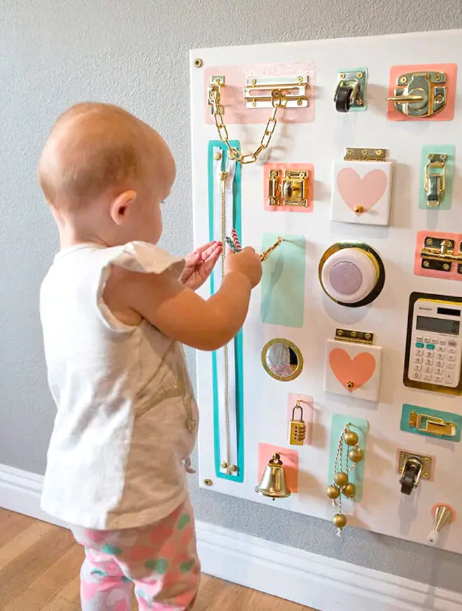 22 Creative DIY Toddler Busy Board Ideas & Designs