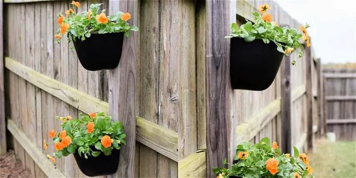 25 Beautiful DIY Fence Planter Ideas for Your Garden