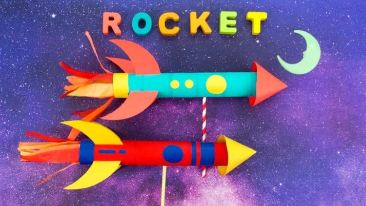 26 Fun DIY Rocketship Crafts for Kids' Creativity