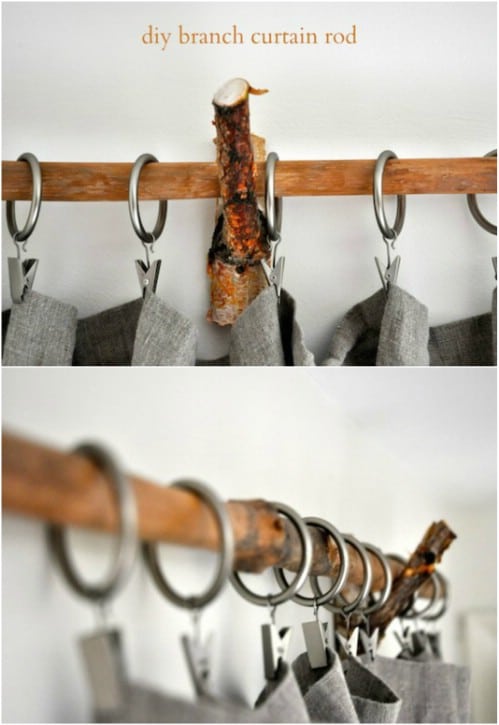 16 Creative DIY Curtain Rods and Hooks Designs for Every Room