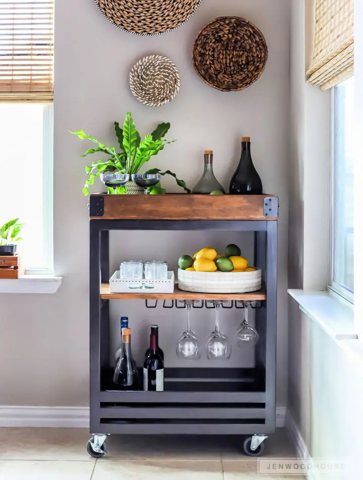 23 DIY Bar Cart Ideas for Organized and Elegant Beverage Stations