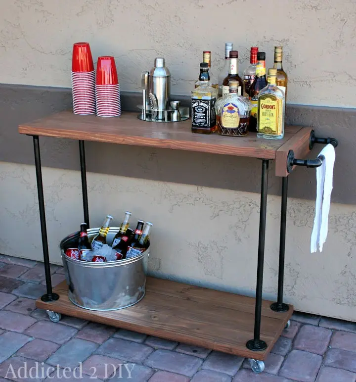 23 DIY Bar Cart Ideas for Organized and Elegant Beverage Stations
