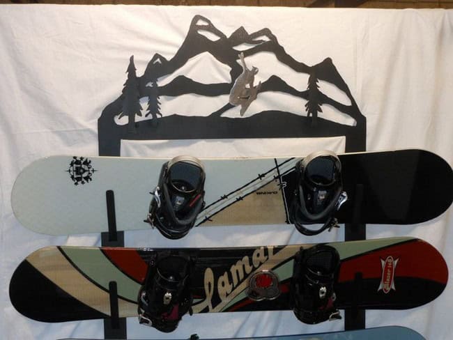 20 DIY Ski Rack Designs for Winter Sports Enthusiasts